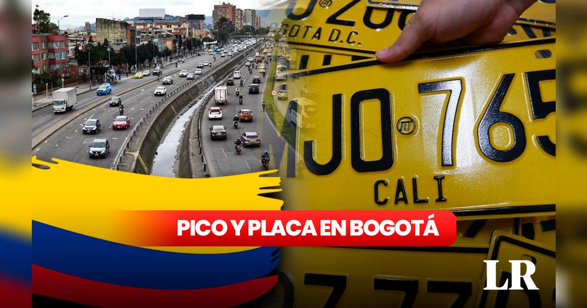 Pico y Placa en Bogotá HOY: revisa AQUÍ las restricciones vehiculares ...
