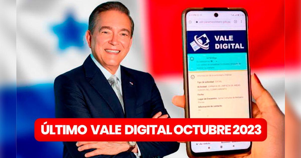 Vale Digital HOY, 31 de octubre: revisa AQUÍ la fecha de pago y todo sobre la extensión del bono ...