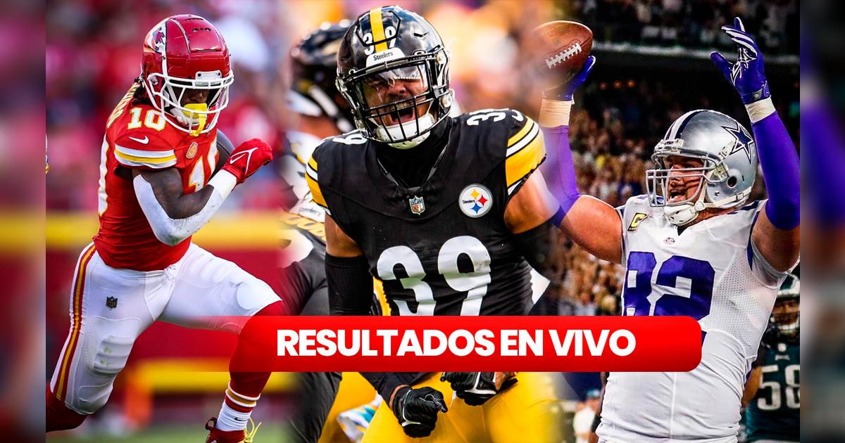 Resultados NFL 2023 EN VIVO HOY, 29 de octubre: estadísticas, scores y ...