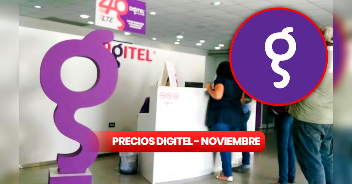 Planes Digitel noviembre 2023: mira AQUÍ las nuevas tarifas de ...