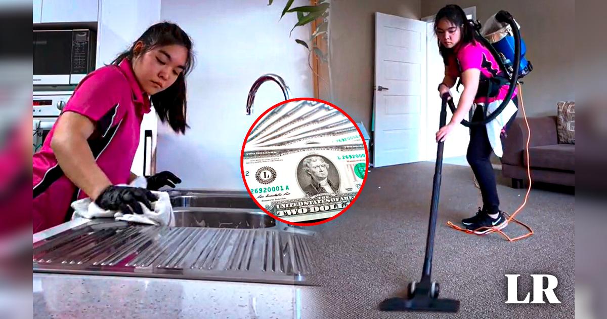 TikTok | Peruana revela cuánto gana como trabajadora de limpieza en ...