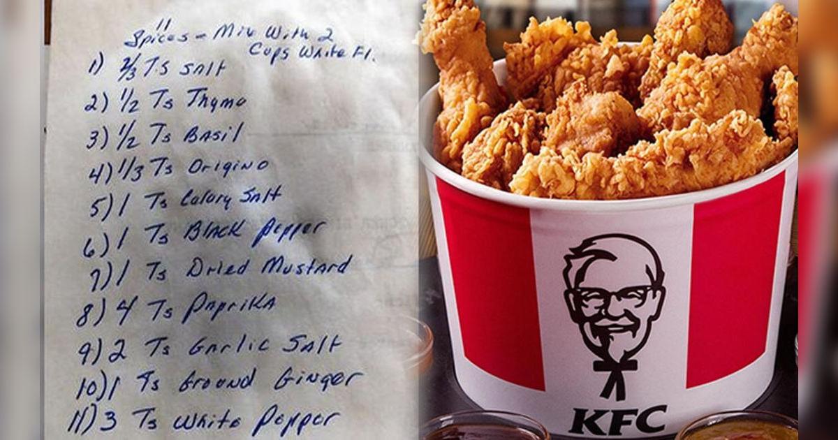¿Cuál es la receta secreta de KFC? Conoce cuáles son las 11 especias que lleva su pollo frito ...