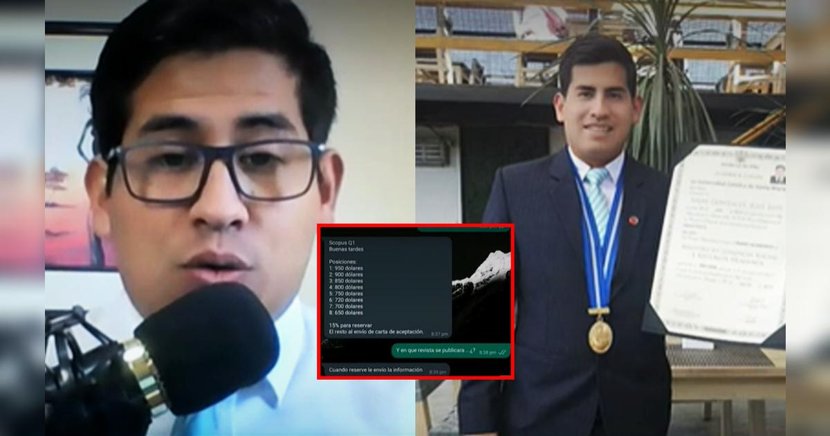 Este es el docente de 32 años que paga por autoría en investigaciones ...