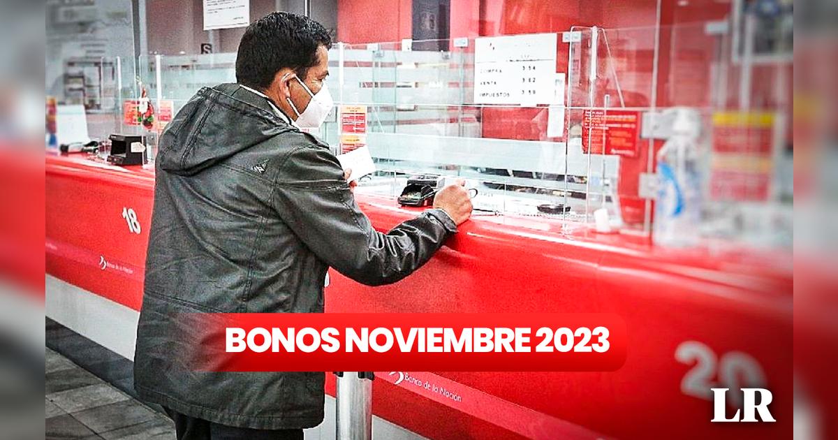 ¿Cuáles son los tres bonos que pagará el Gobierno en noviembre? | bonos ...