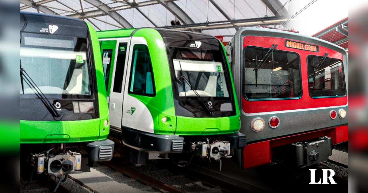 Metro de Lima: ¿cuál es el origen de los trenes de la Línea 1 y en qué ...