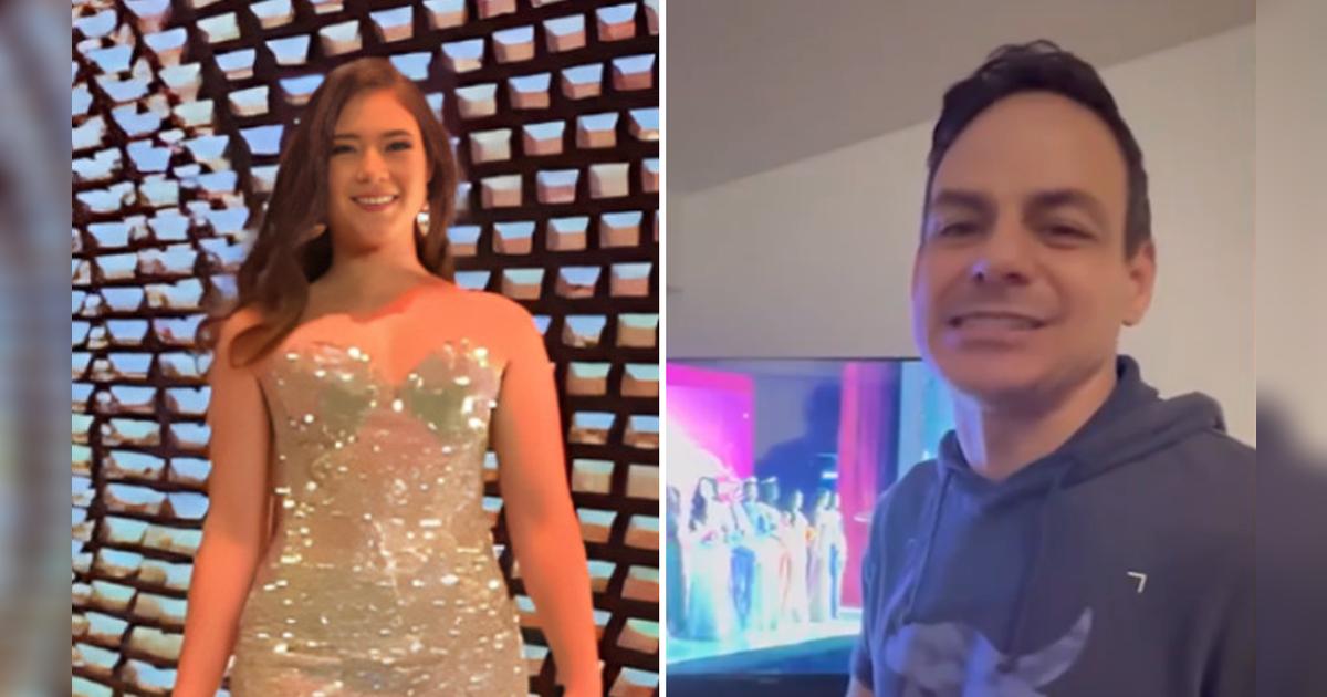 Mark Vito felicita a su hija Kyara Villanella por destacar en el Miss ...