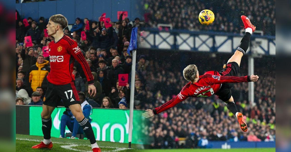 Alejandro Garnacho: el golazo de chalaca que anotó para Manchester ...