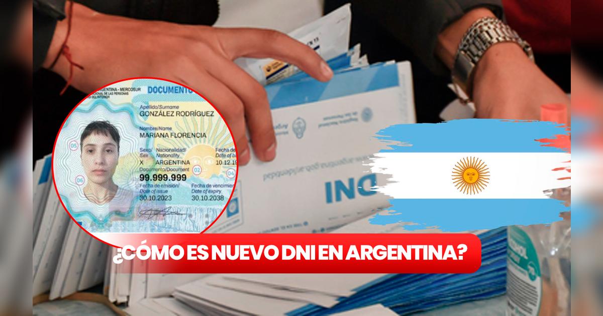 DNI electrónico Argentina: ¿cómo será el nuevo documento? | renaper DNI digital | ver mi DNI ...