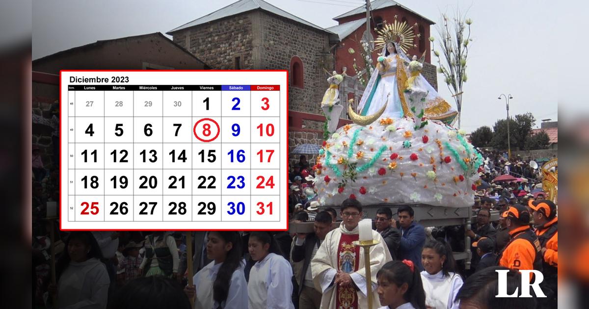 ¿Qué se celebra HOY, 8 de diciembre, en Perú, y por qué es importante ...