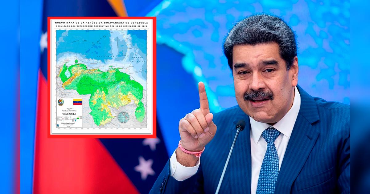 Esequibo | Guayana | Incluye al Esequibo: así luce el 'nuevo mapa' de Venezuela que difundió ...