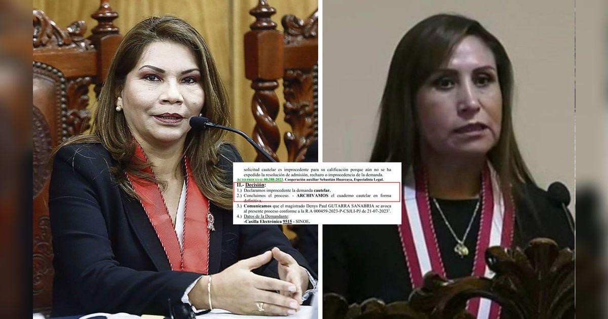 Declaran improcedente la medida cautelar solicitada por Marita Barreto contra Patricia Benavides ...