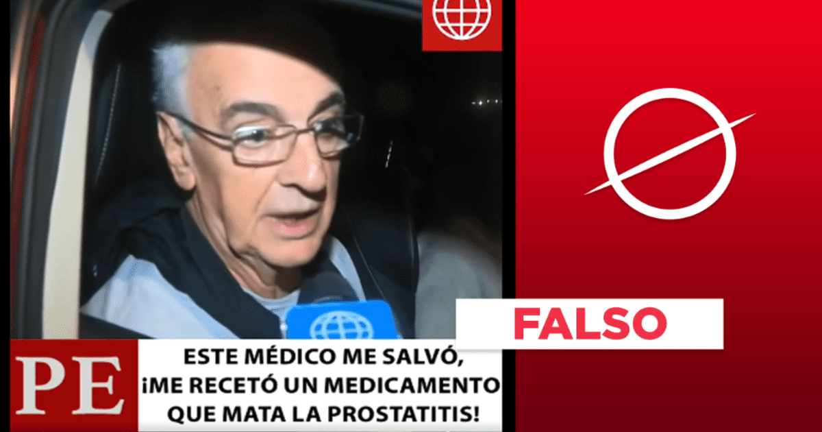 Jorge Fossati No Promueve En Tv Medicamento Contra La Prostatitis