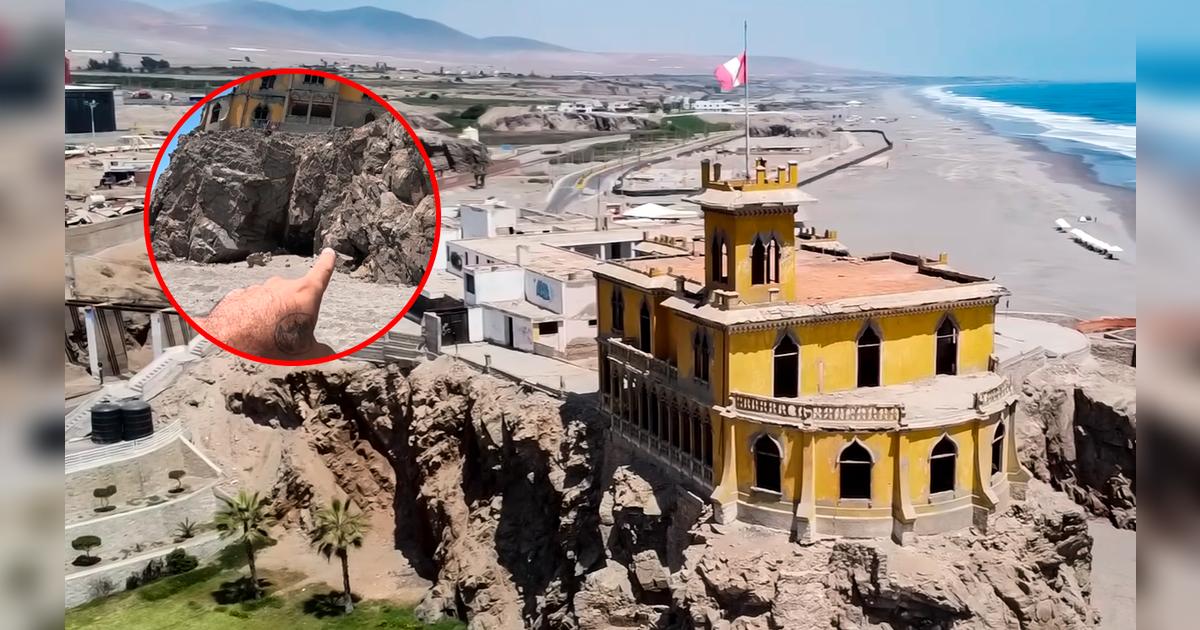 El extraño castillo abandonado frente al mar que posee cuevas ...