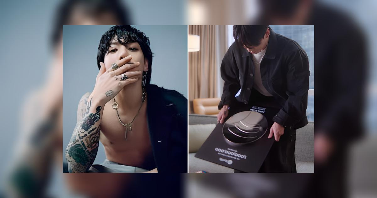 Jungkook, de BTS, recibió su placa del billón en Spotify por su canción ...