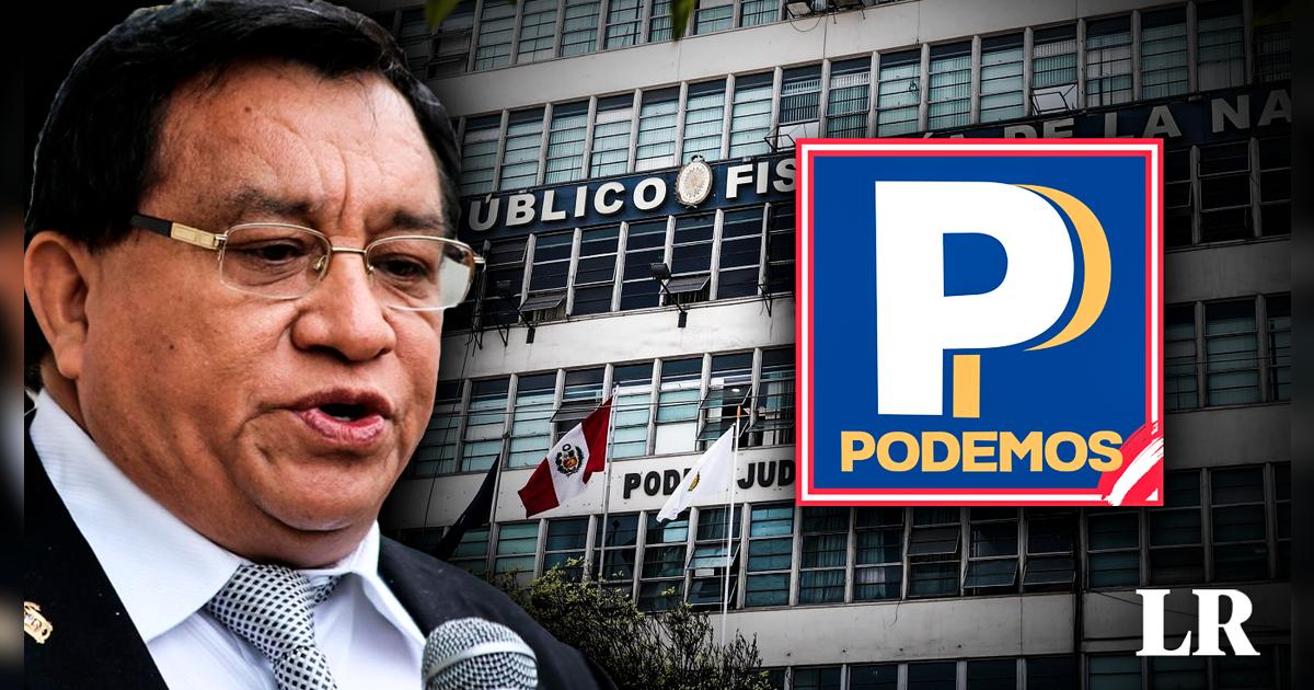 Fiscalía pide al PJ incluir a Podemos Perú en investigación contra el congresista José Luna ...