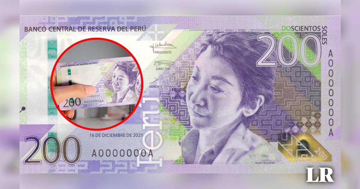 ¿Qué características tiene el nuevo billete de 200 soles de Tilsa ...