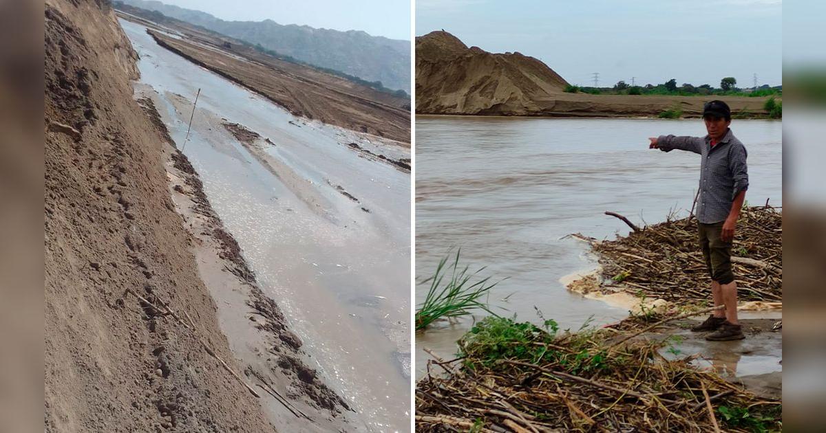 Lluvias en Lambayeque generó desborde del río Reque y rompió dique ...