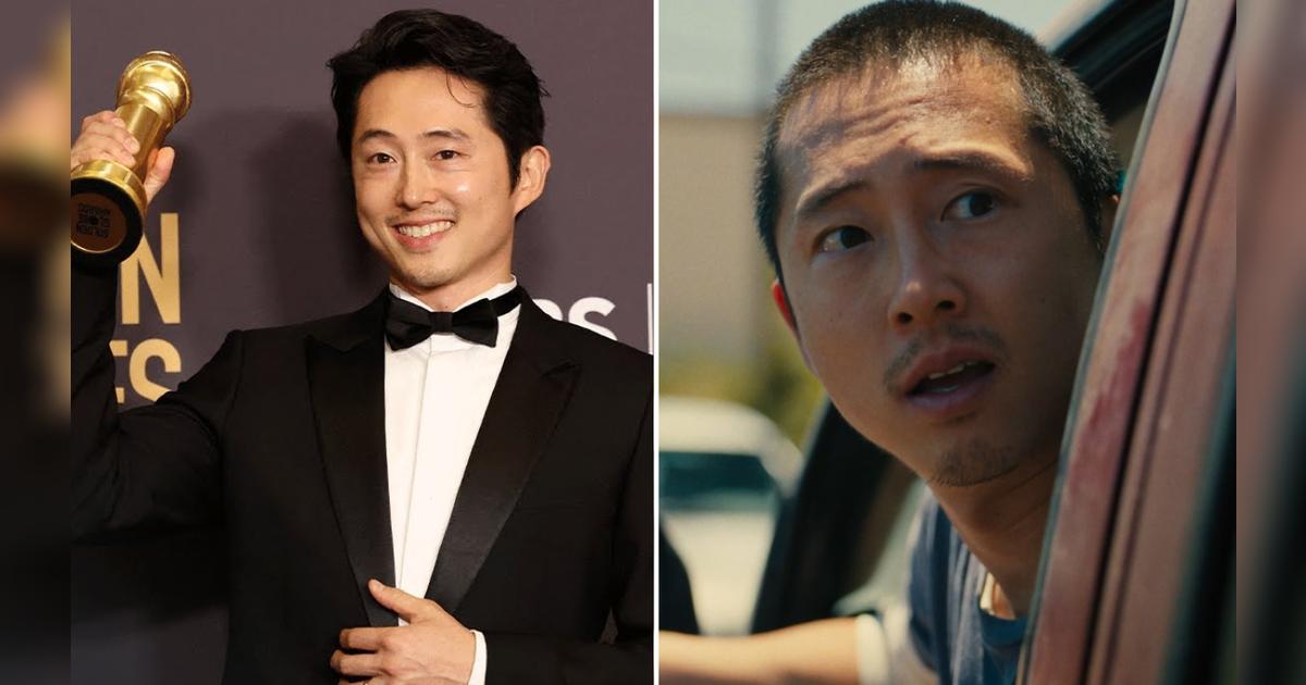 Steven Yeun, actor con ascendencia asiática, brilla en los Globos de ...
