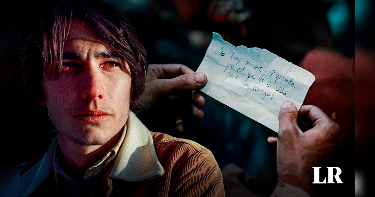 La Sociedad de la Nieve: ¿qué significa la frase que dejó Numa Turcatti ...