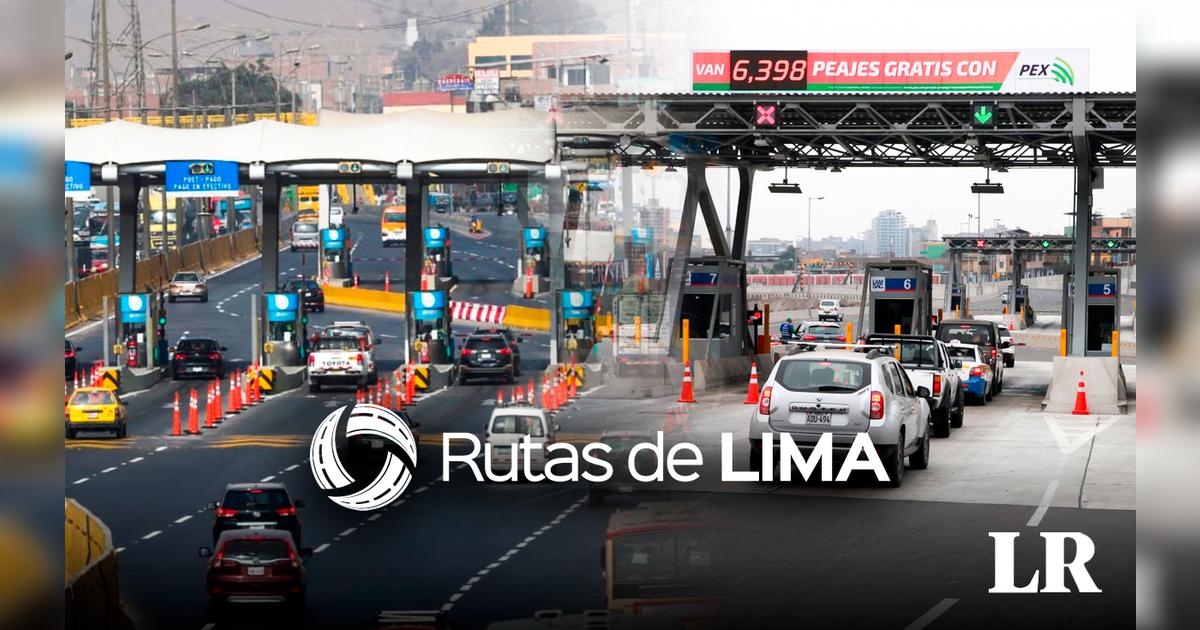 Rutas de Lima: estos son los 8 peajes que costarán 7.50 desde el 30 de ...