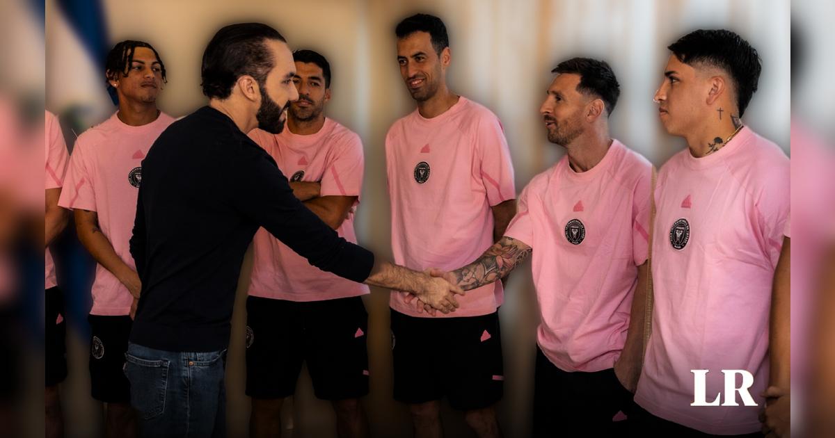 Nayib Bukele se reunió con Lionel Messi previo a un partido del Inter ...