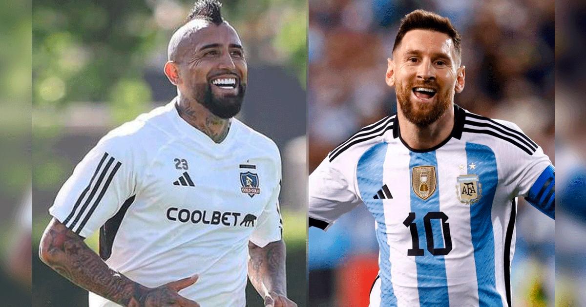 Arturo Vidal reveló que Lionel Messi lo felicitó por fichar por Colo ...