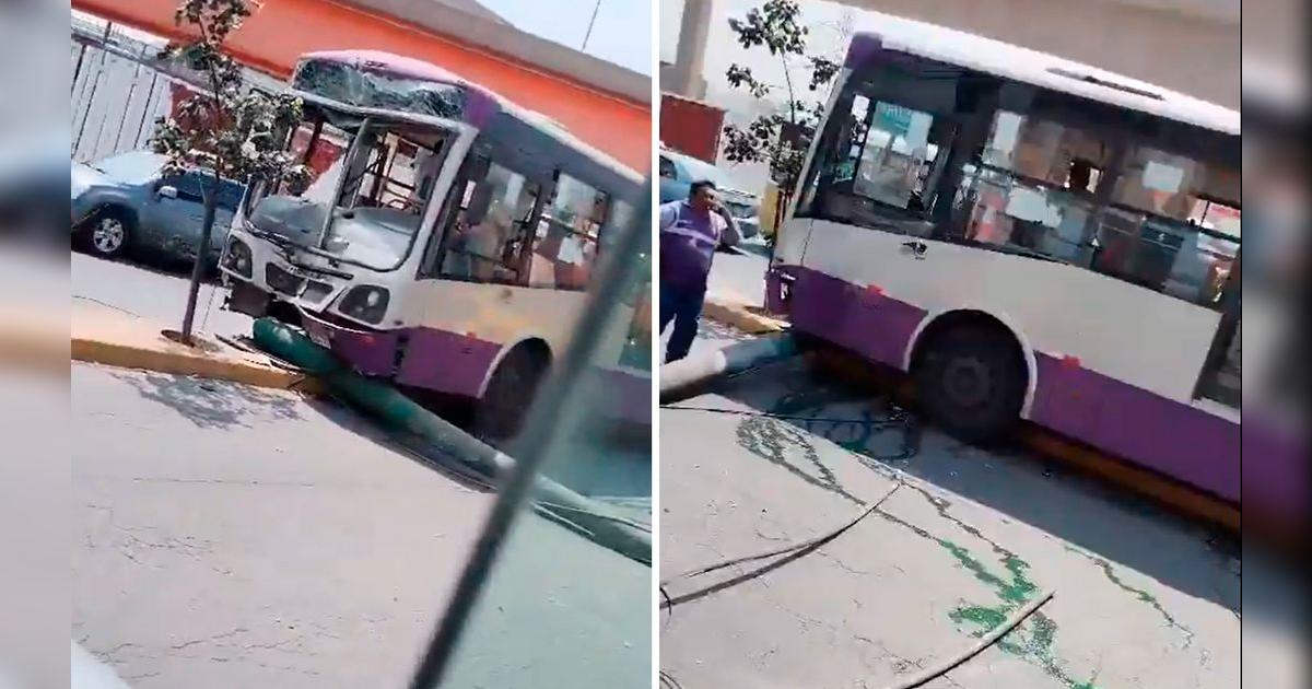 San Juan de Lurigancho: bus del Corredor Morado se despista a la altura ...