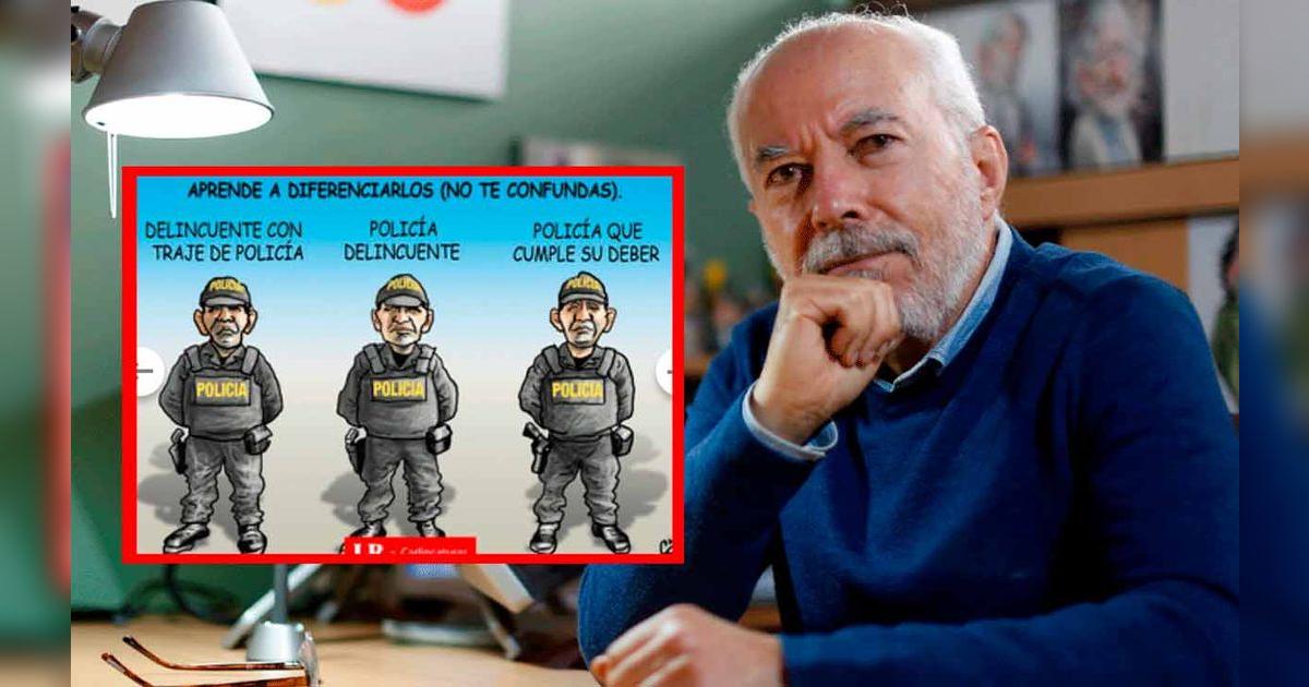 Carlín sobre caricatura de la PNP: "Espero que se levanten las banderas ...