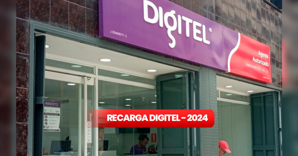 Digitel en línea 2024: ¿en qué bancos de Venezuela se pueden recargar ...