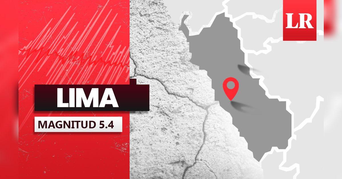 Temblor en Perú HOY jueves 15 de febrero: sismo de magnitud 5.4 se ...