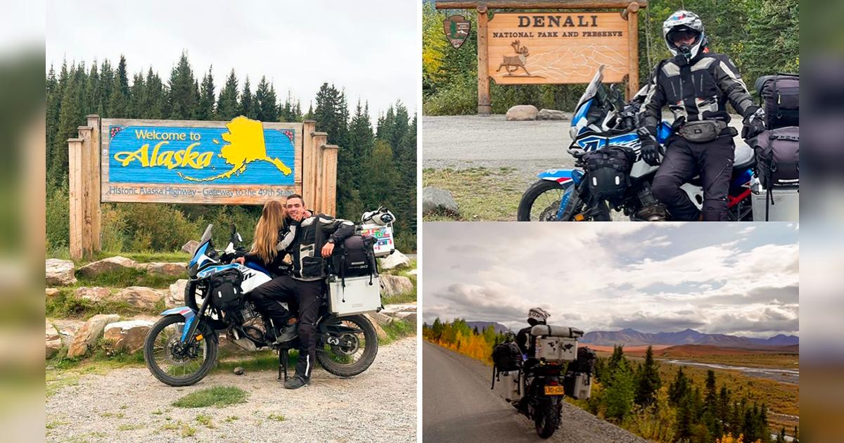 Colombiano conquista las redes sociales con su épico viaje en moto ...