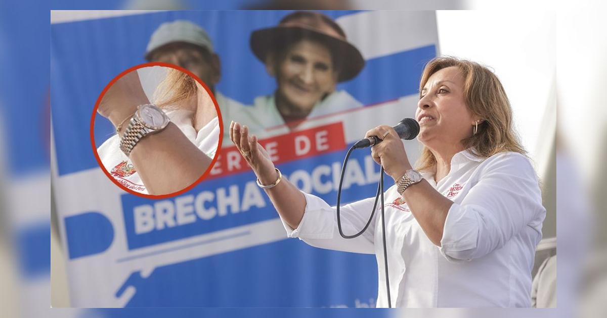 Presidenta Dina Boluarte ostenta lujoso reloj Rolex valorizado en más ...