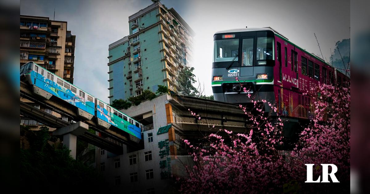 China | La única ciudad del mundo con un tren que atraviesa un edificio: Ocupa del sexto al ...