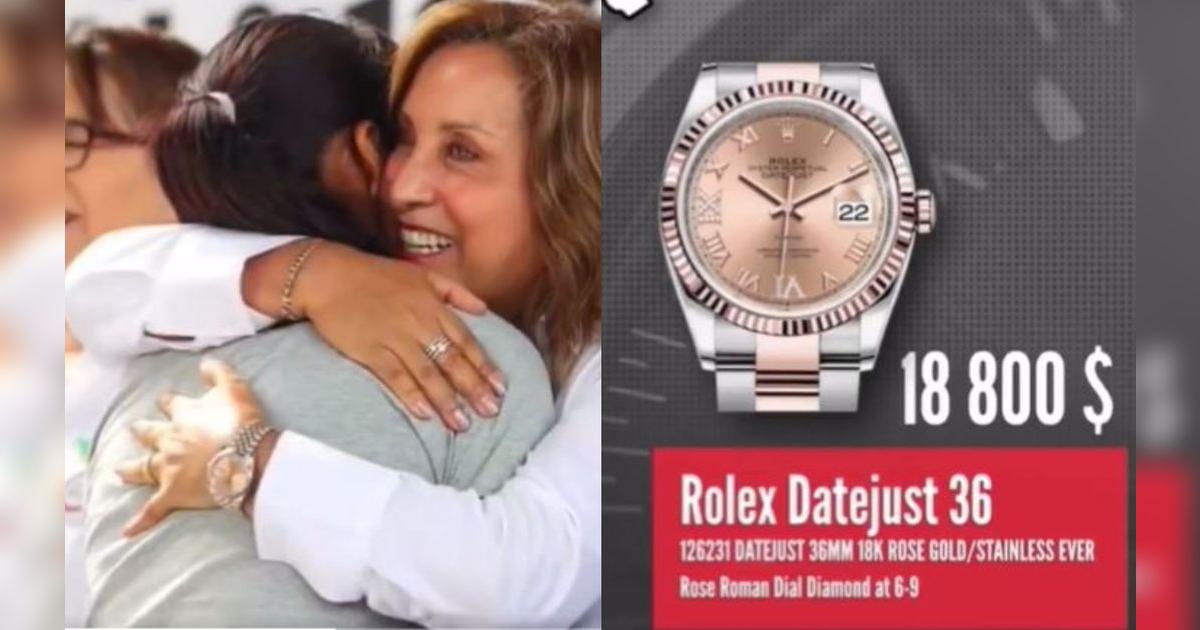 Dina Boluarte: Rolex de la presidenta no es una joya de “antaño” y su ...