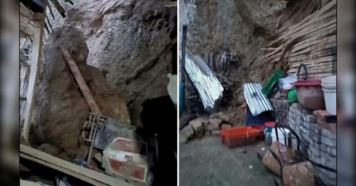 Lluvias en Piura: familia salva de morir tras caer roca sobre el techo de su vivienda en ...