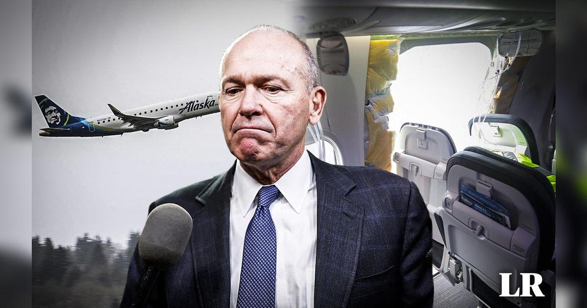 Dave Calhoun, CEO de la empresa Boeing, anuncia su renuncia en medio de ...