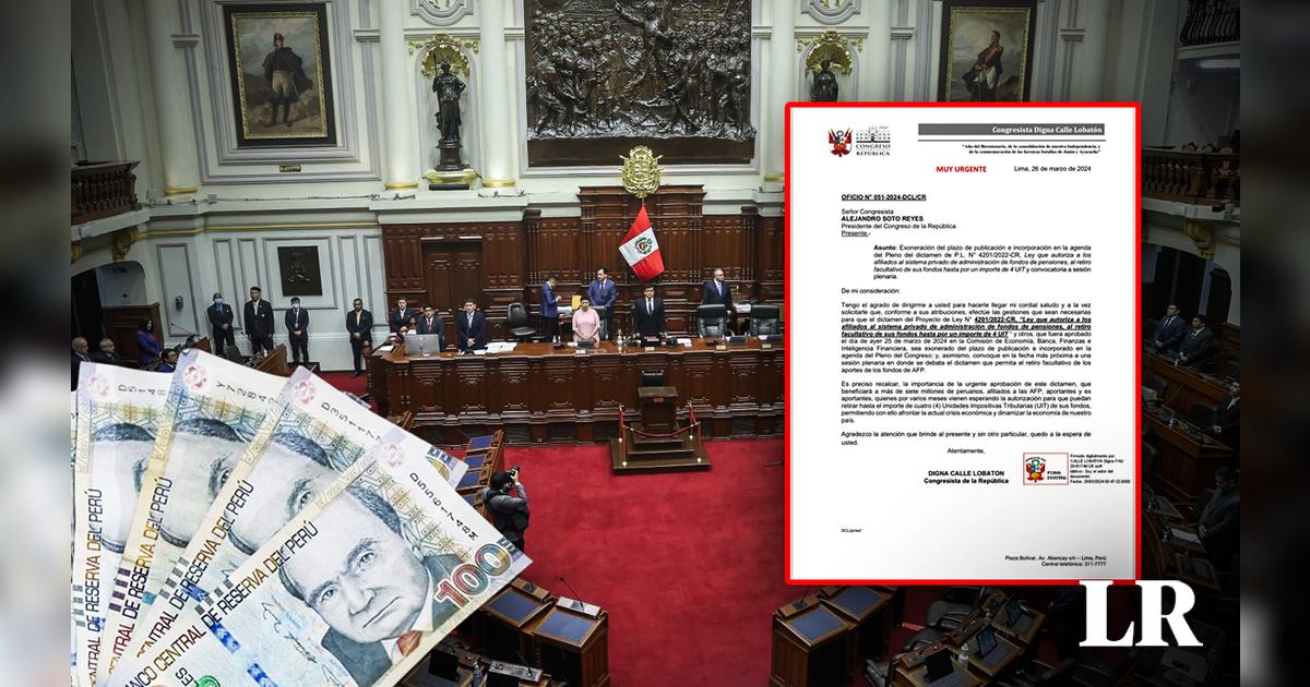 Retiro AFP 2024: desembolso de 4 UIT fue APROBADO y CRONOGRAMA se hizo ...