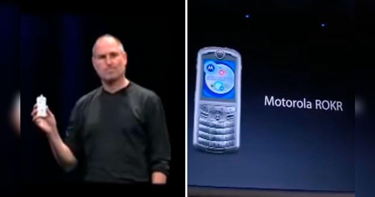 ¿Qué pasó con el Motorola ROKR, el celular que Steve Jobs promocionó ...