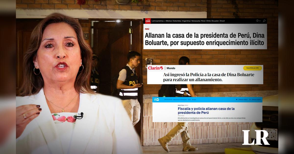 Fiscalía allana casa de Dina Boluarte | “Entran a la fuerza en casa de Boluarte”: así informa la ...