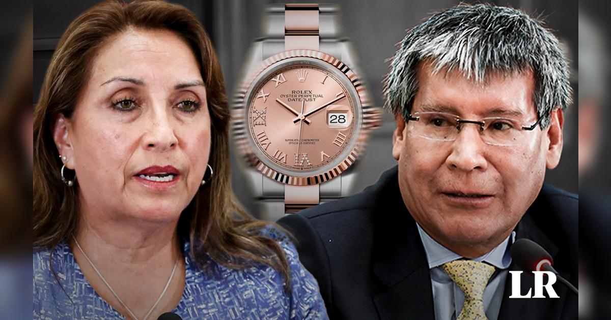 Dina Boluarte busca decir ahora que Wilfredo Oscorima le prestó el Rolex y no le regaló, según ...