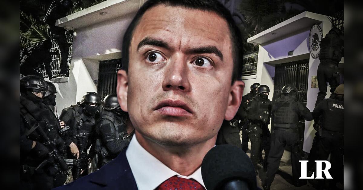 México | Daniel Noboa apoyó operativo policial en la Embajada de México: "Ningún delincuente ...
