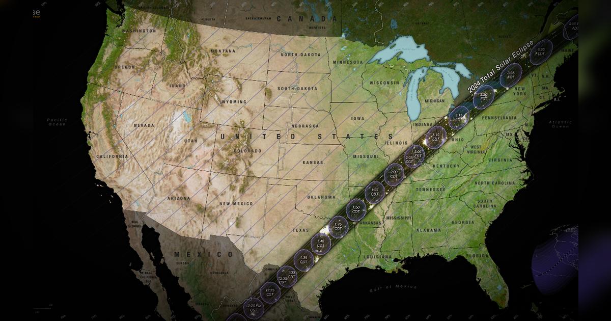 Descubre el mapa interactivo de la NASA que muestra el recorrido del ...