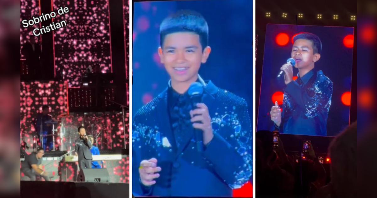 Sobrino menor del Grupo 5, Elmer Yaipén, cantó en el Estadio Nacional y dejó a fans en shock ...