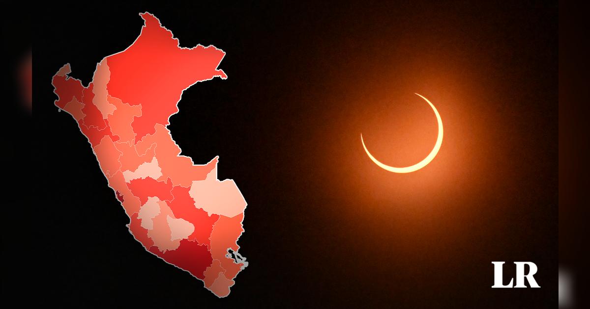Eclipse solar | Las ÚNICAS ciudades de Perú que verán un eclipse solar ...