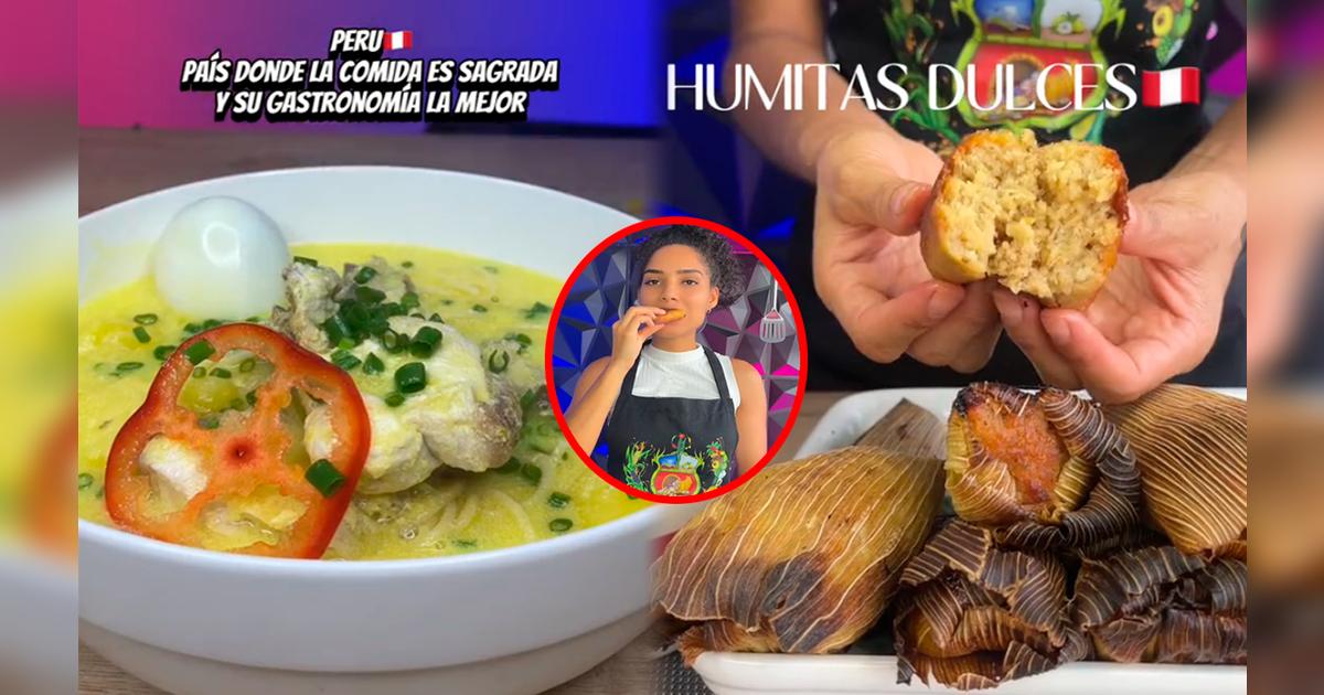Tiktoker venezolana sorprende al cocinar ricos platos de Perú: “Su comida tiene sabores ...