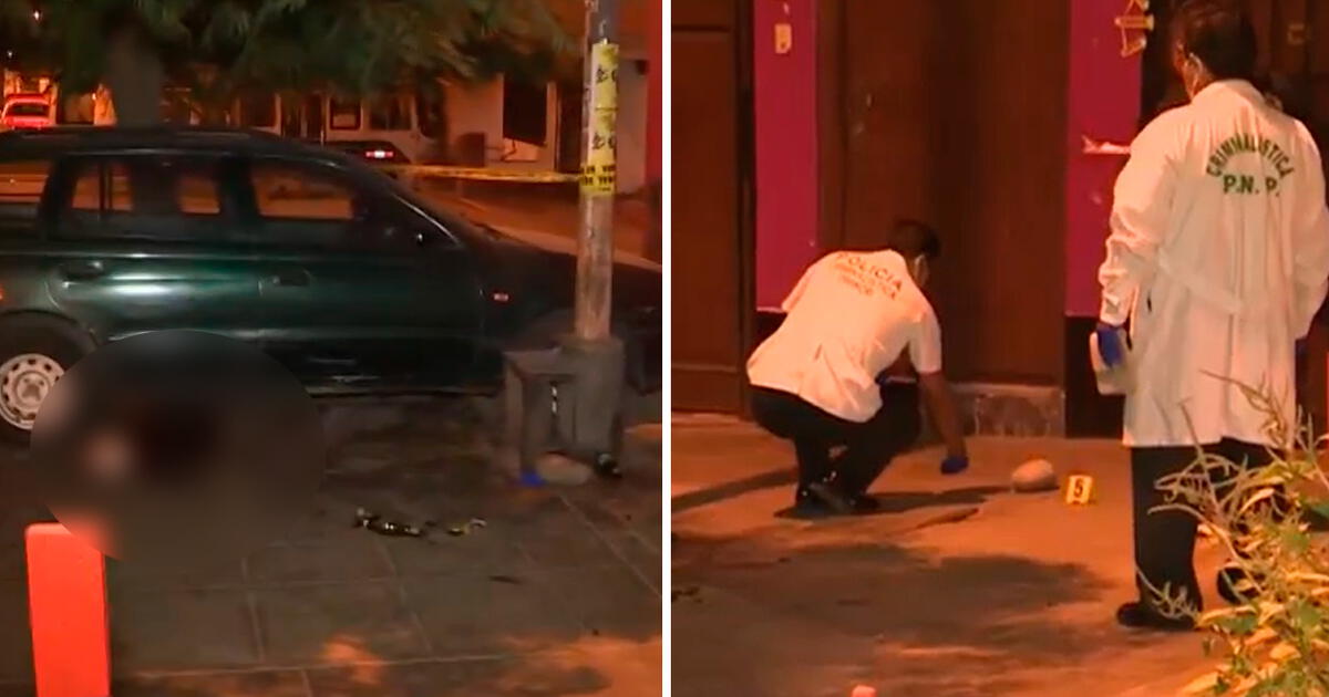 San Juan De Lurigancho Sicarios Asesinan A Hombre Y Mujer Frente A Un