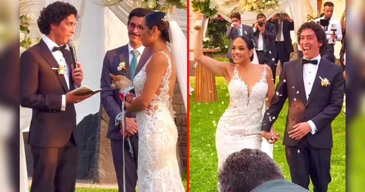 Mateo Garrido Lecca y Verónica Álvarez se casaron y se dieron el sí en ...