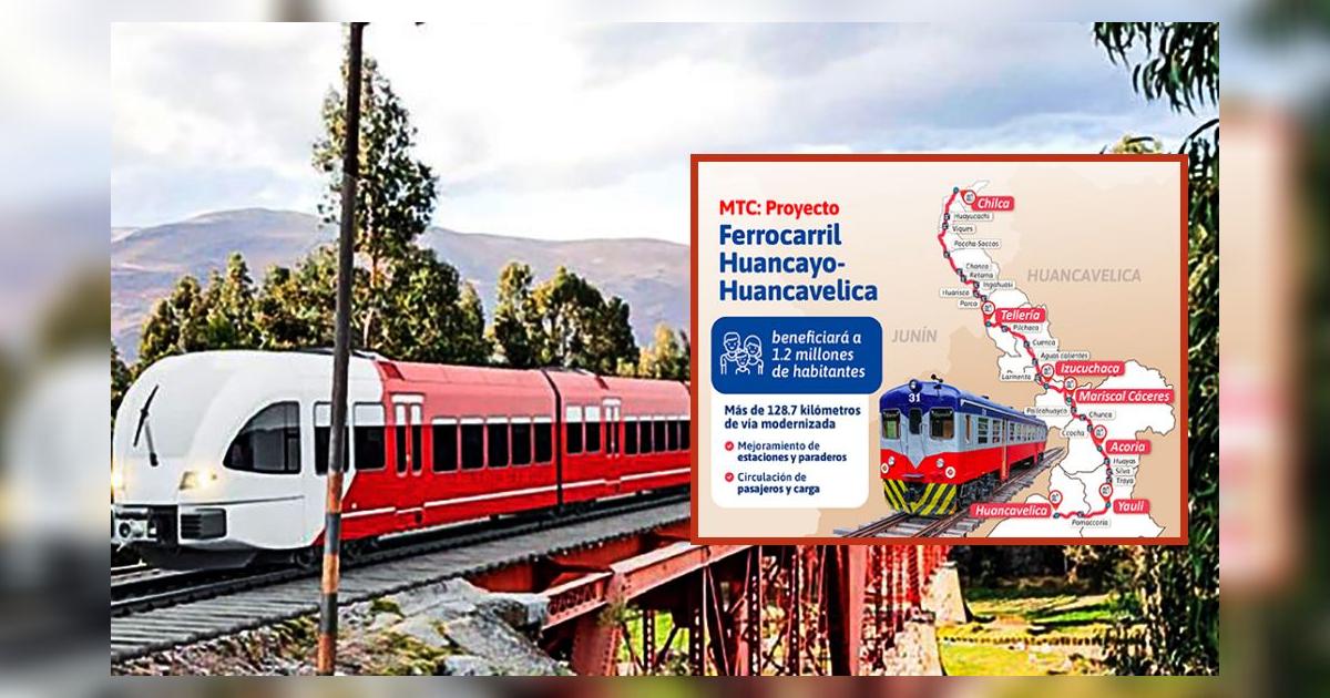 Tren Macho de Huancayo a Huancavelica: ¿cómo será el nuevo ferrocarril ...