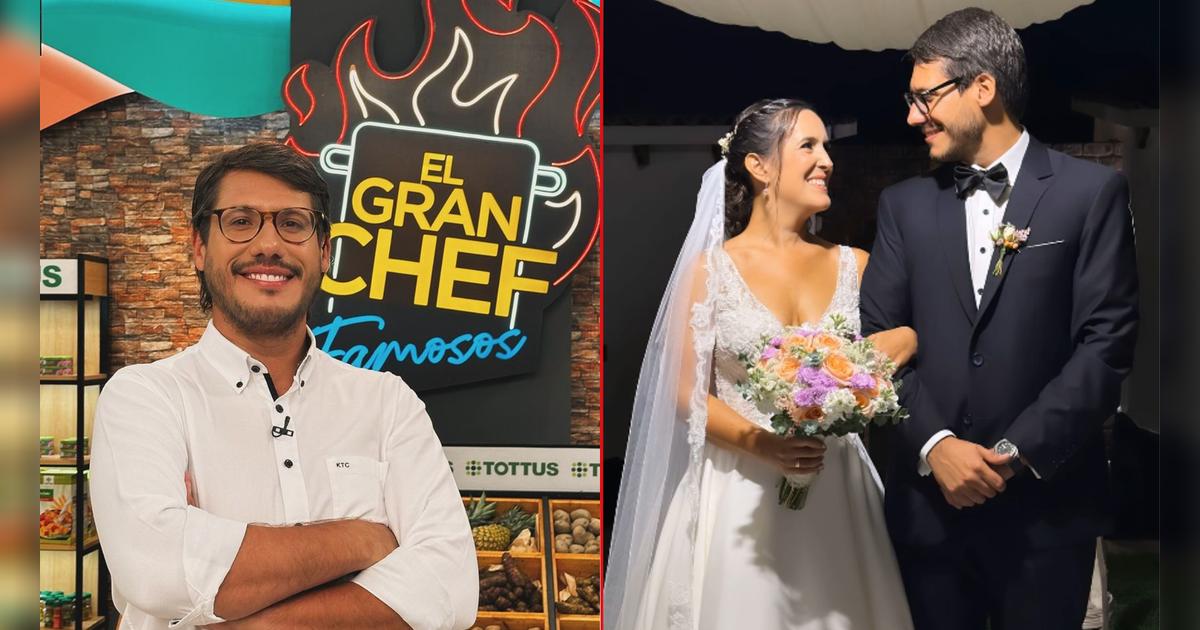 KKhabir Tello de 'El gran chef: famosos' y Lorena Klingue se casaron: así fue su boda religiosa ...