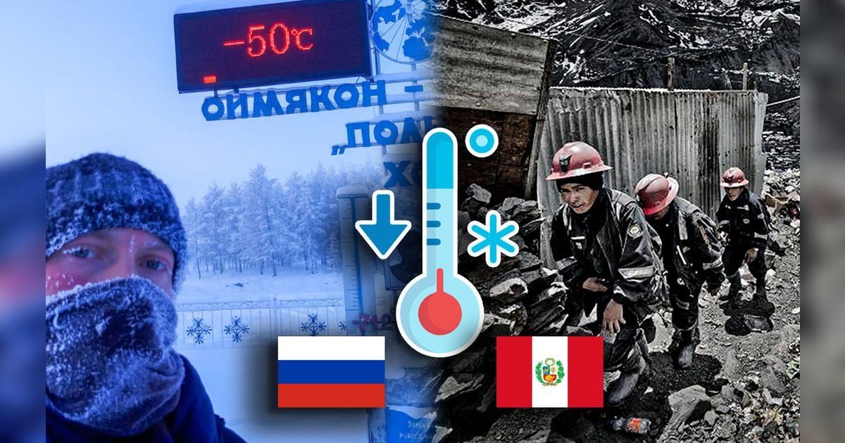 Esta es la abismal diferencia de temperaturas entre La Rinconada de Perú y el lugar más frío del ...